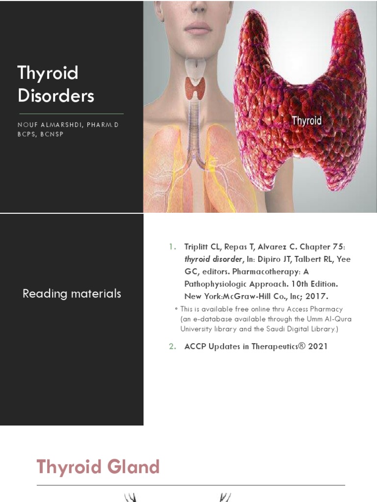 Thyroid Disorders | PDF | Hyperthyroidism | Hypothyroidism