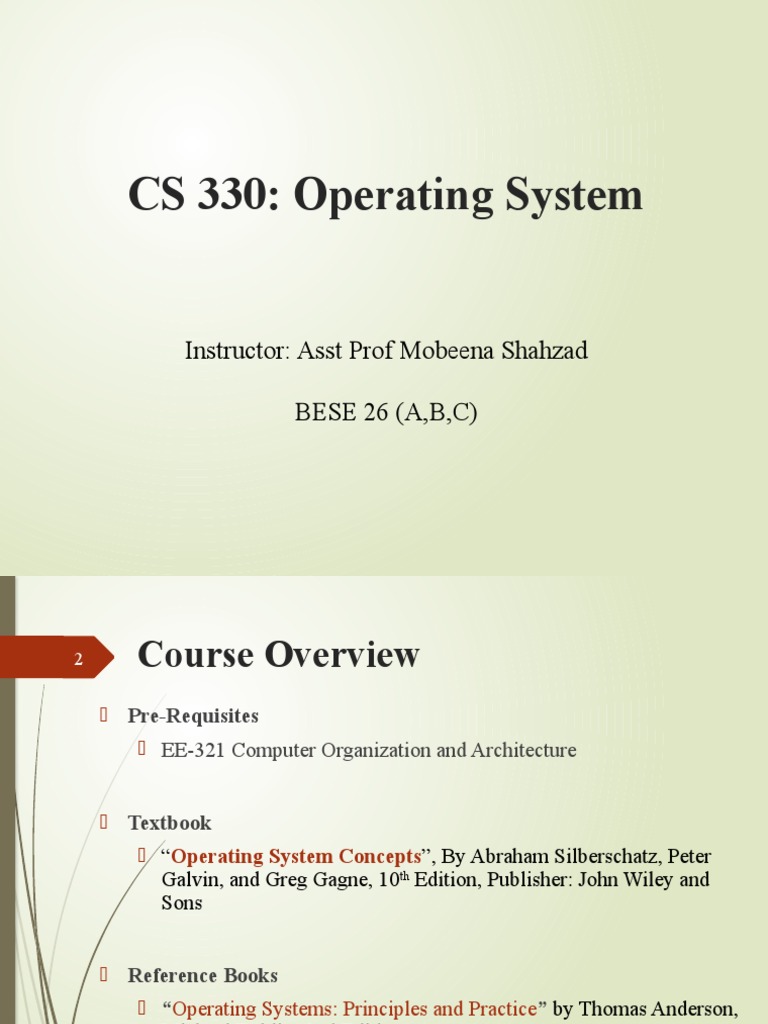 Lecture 1 | PDF | Operating System | Cloud Computing