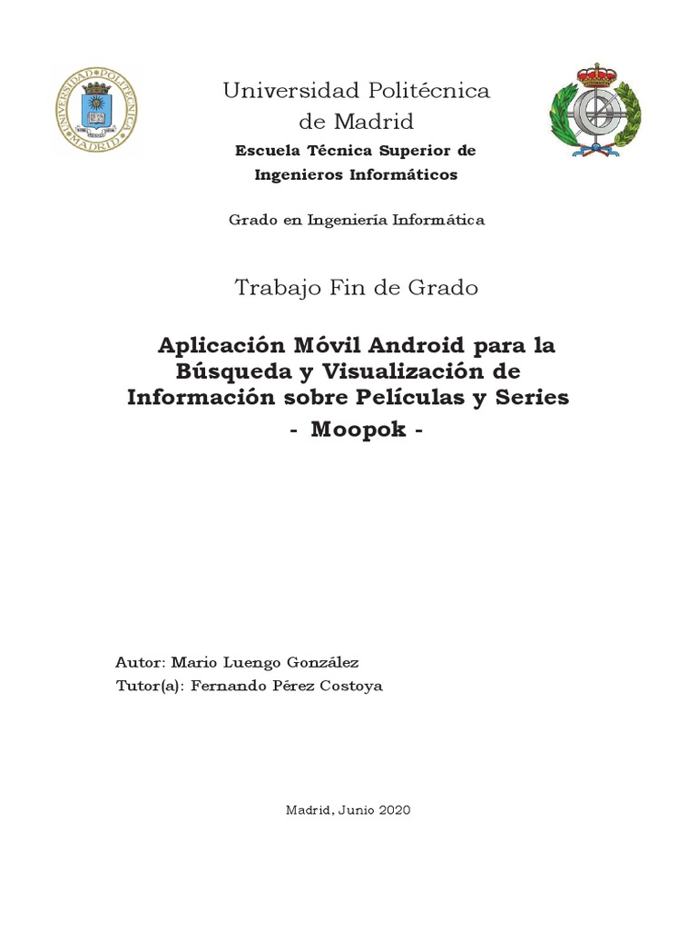 TFG Mario Luengo Gonzalez | PDF | Java (lenguaje de programación ...