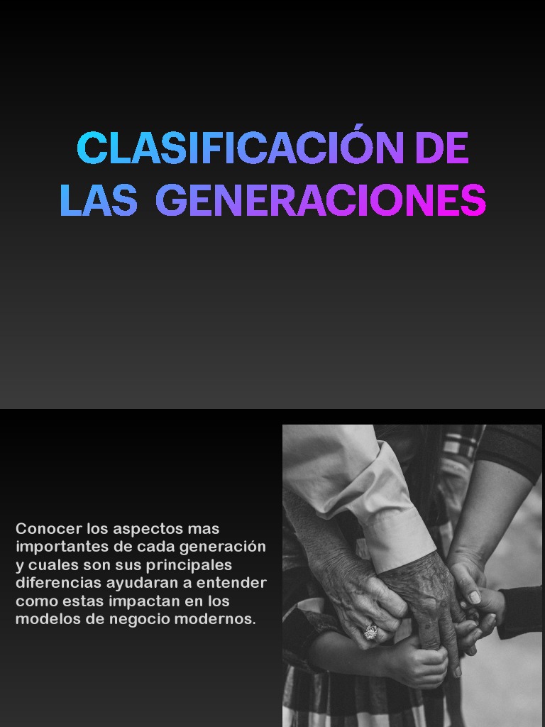 Clasificacion de Las Generaciones | PDF | Millennials | Baby Boomers