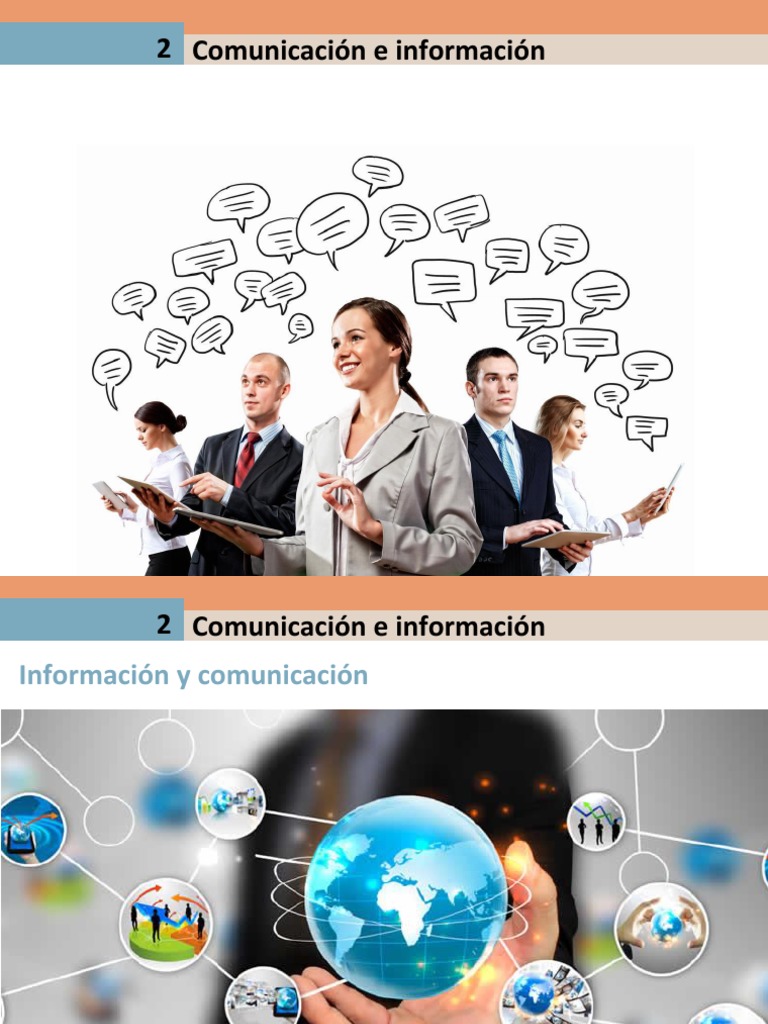 Tema 2 - Comunicación e Información | PDF | Comunicación | Información