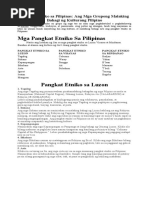 Pangkat Etniko Sa Pilipinas | PDF
