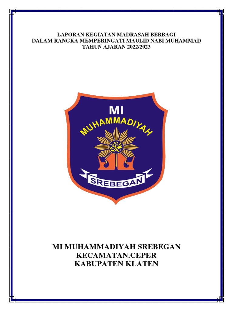 Laporan Kegiatan Madrasah Berbagi | PDF