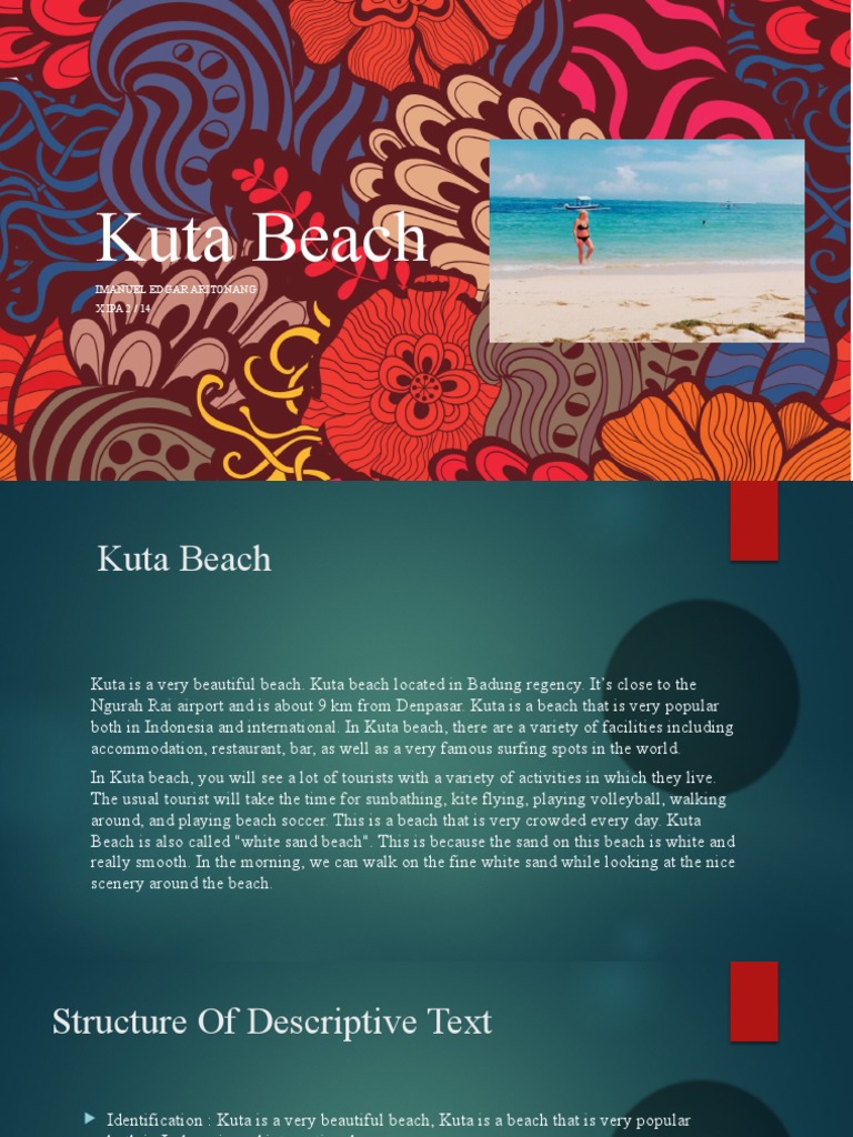 English Presentation Homework (Descriptive Text) | PDF