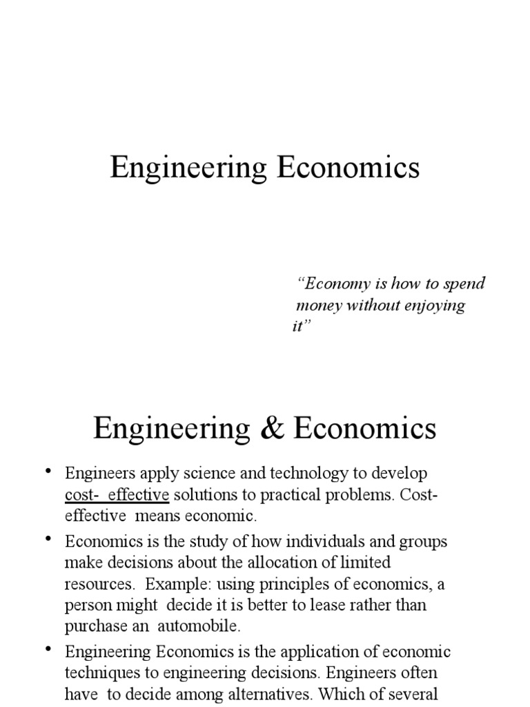 Software Engineering Economics | PDF | Interest | Present Value