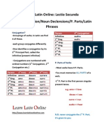 Latin Declensions & Pronouns Guide | PDF | Linguistics
