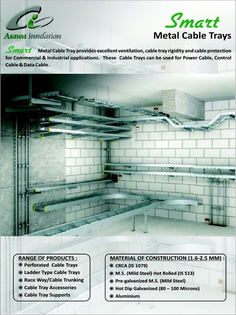 Metal Cable Tray | PDF | Economic Sectors | Building Materials