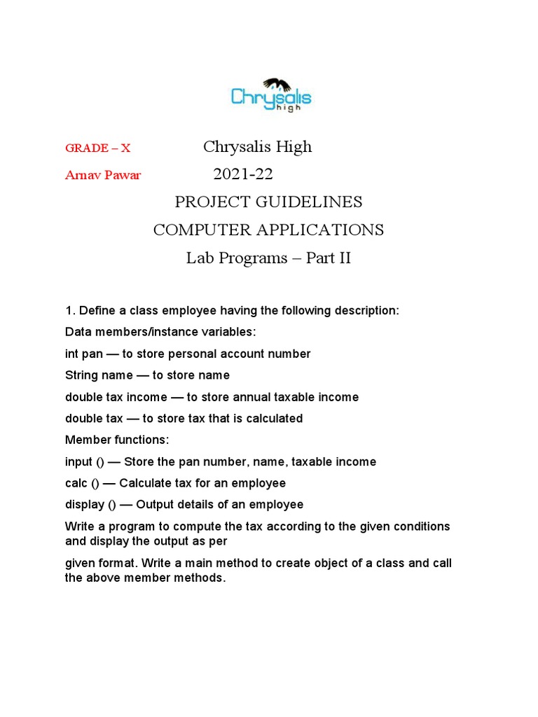 Some Java Programs Pdf Parameter Computer Programming Programming