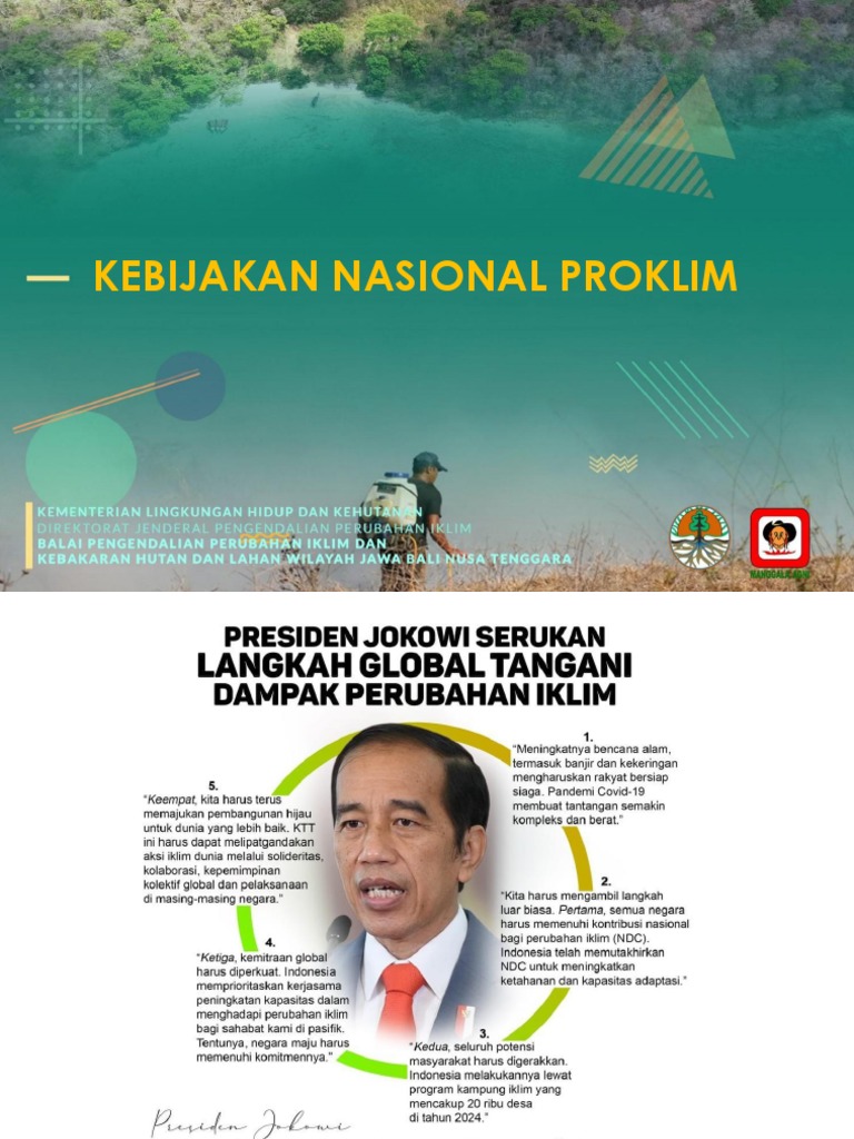 Kebijakan Nasional Proklim - Revhp | PDF