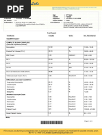 CBC Sample Report With Notes | PDF | Health Sciences | Medical Specialties
