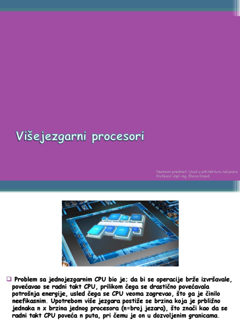 Višejezgarni Procesori | PDF