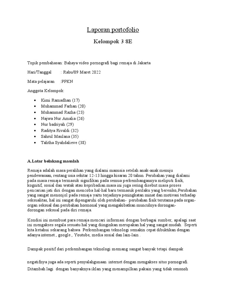Laporan Portofolio | PDF | Kesehatan Holistik
