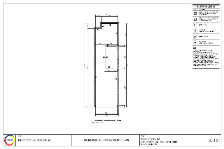 Id101 General Arrangement Plan | PDF