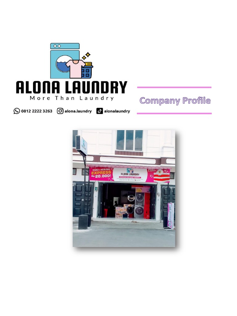 Profil Perusahaan Alona Laundry | PDF