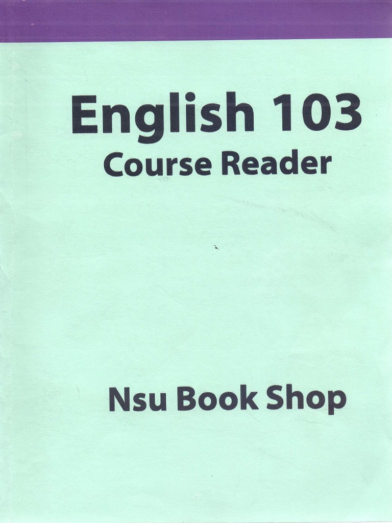 ENG103 Course Book-1 | PDF