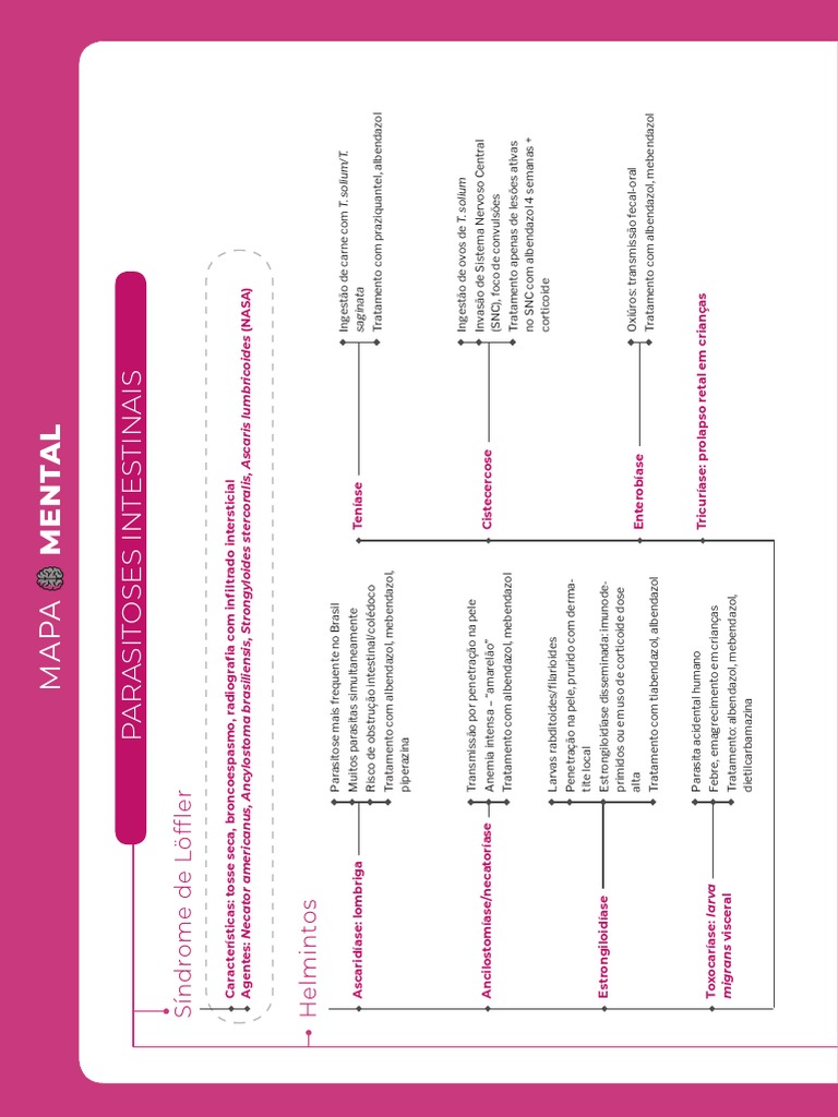 @biomedicina - BR - Mapa Mental - Parasitoses Intestinais | PDF ...