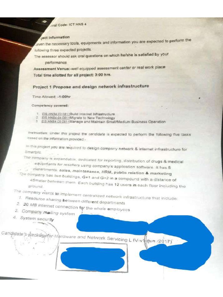 HNS Level 4 New Practice July 2014 | PDF