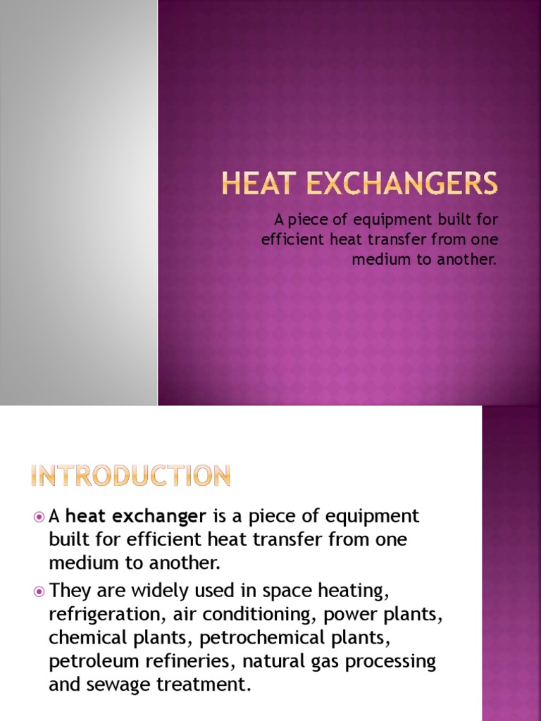 Heat Exchangers | PDF | Heat Exchanger | Transport Phenomena