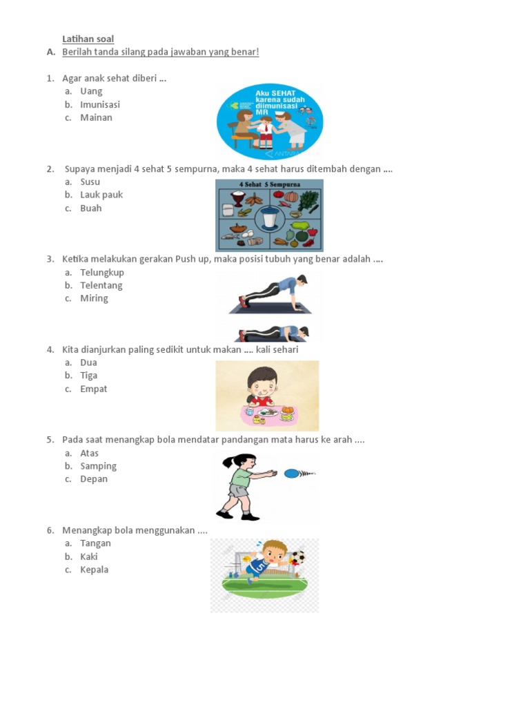Latihan Soal SDLB Pjok Untuk BAYU | PDF