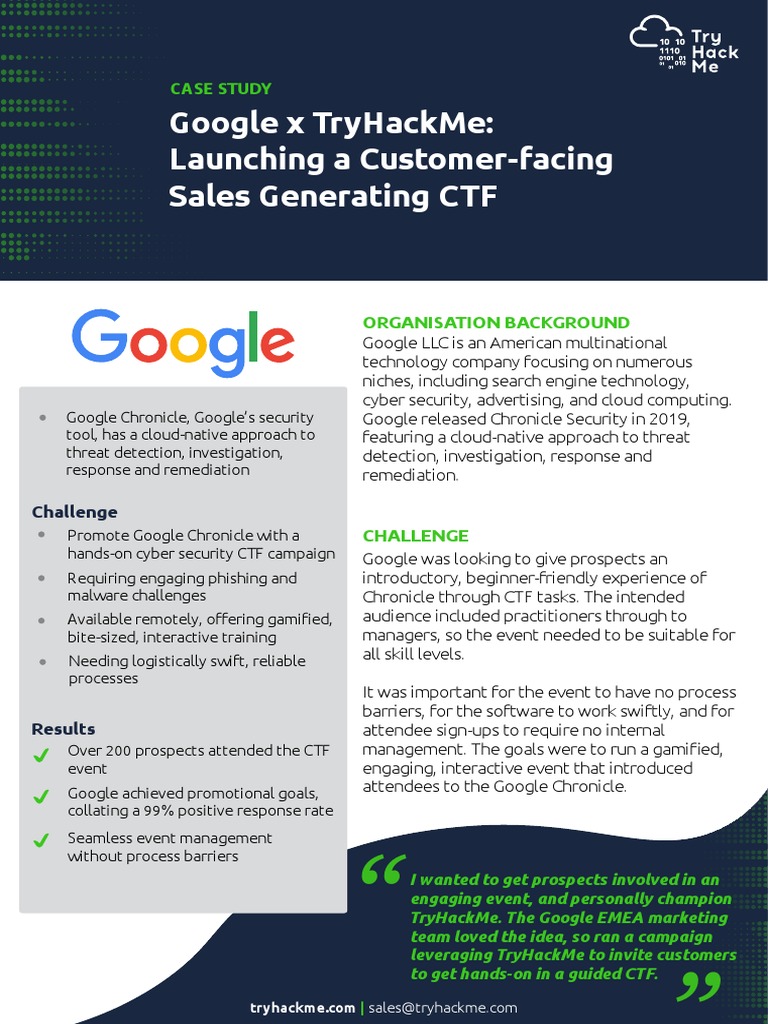 Google Case Study | PDF | Computer Security | Security