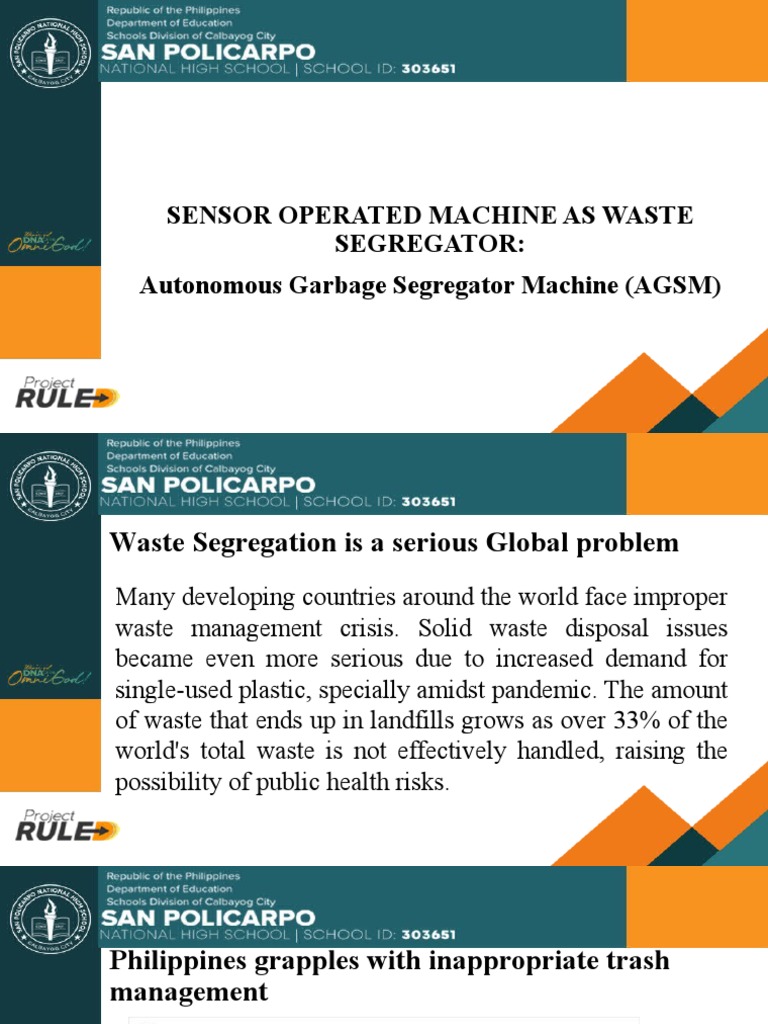 Autonomous Garbage Segregator Machine | PDF | Waste Management | Waste