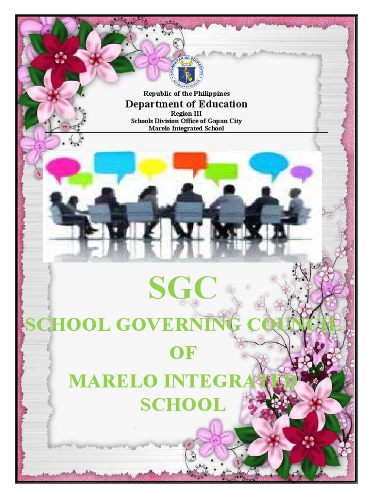 SGC Role in Shared Governance at Marelo Integrated School | PDF ...
