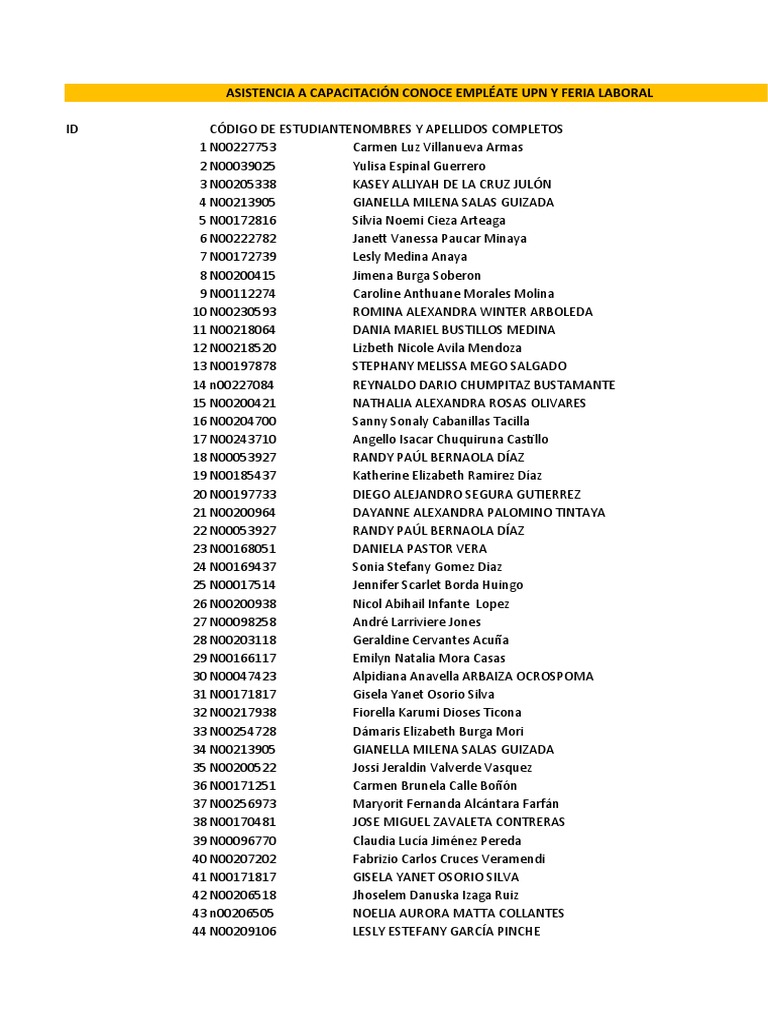 Capacitación Conoce Empléate y Postula A La Feria Laboral UPN | PDF