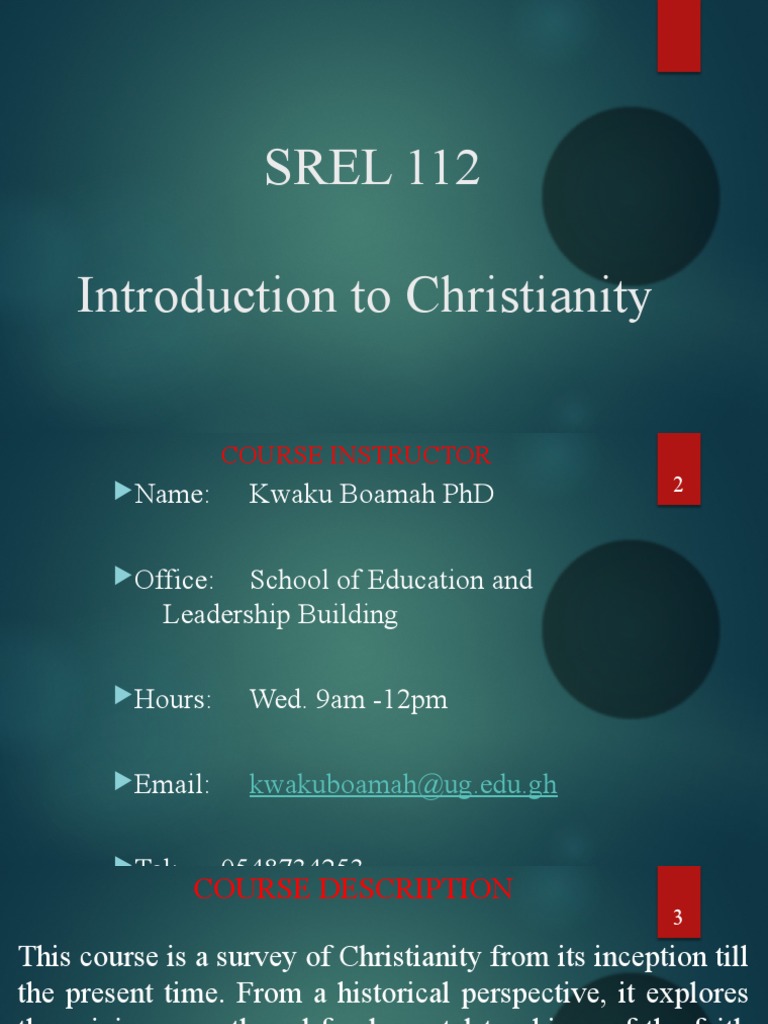 1.intro To Christianity | PDF | Jesus | History Of Christianity