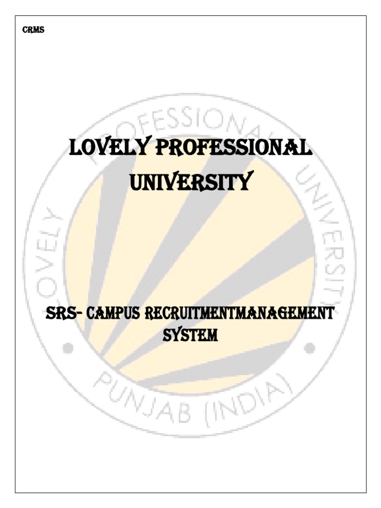 Lpu Srs | PDF | Use Case | Databases