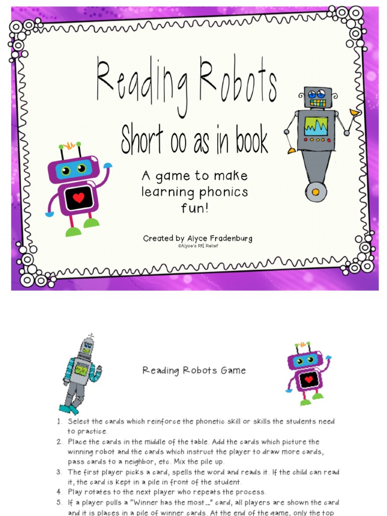 Reading Robot Soo As in Book | PDF