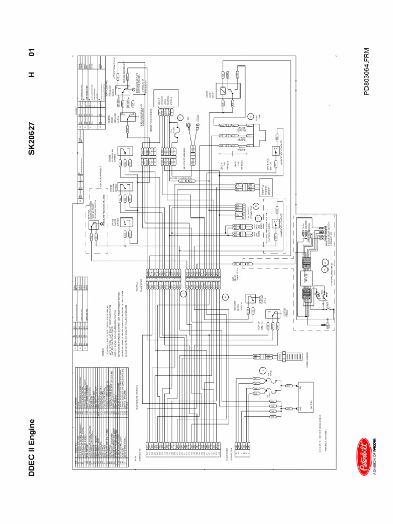DDEC II Engine - Detroit Diesel DDC-DDEC II Wiring Diagram | PDF