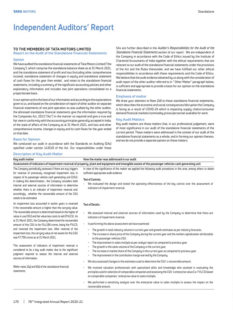 Financial Statements | PDF | Going Concern | Financial Audit