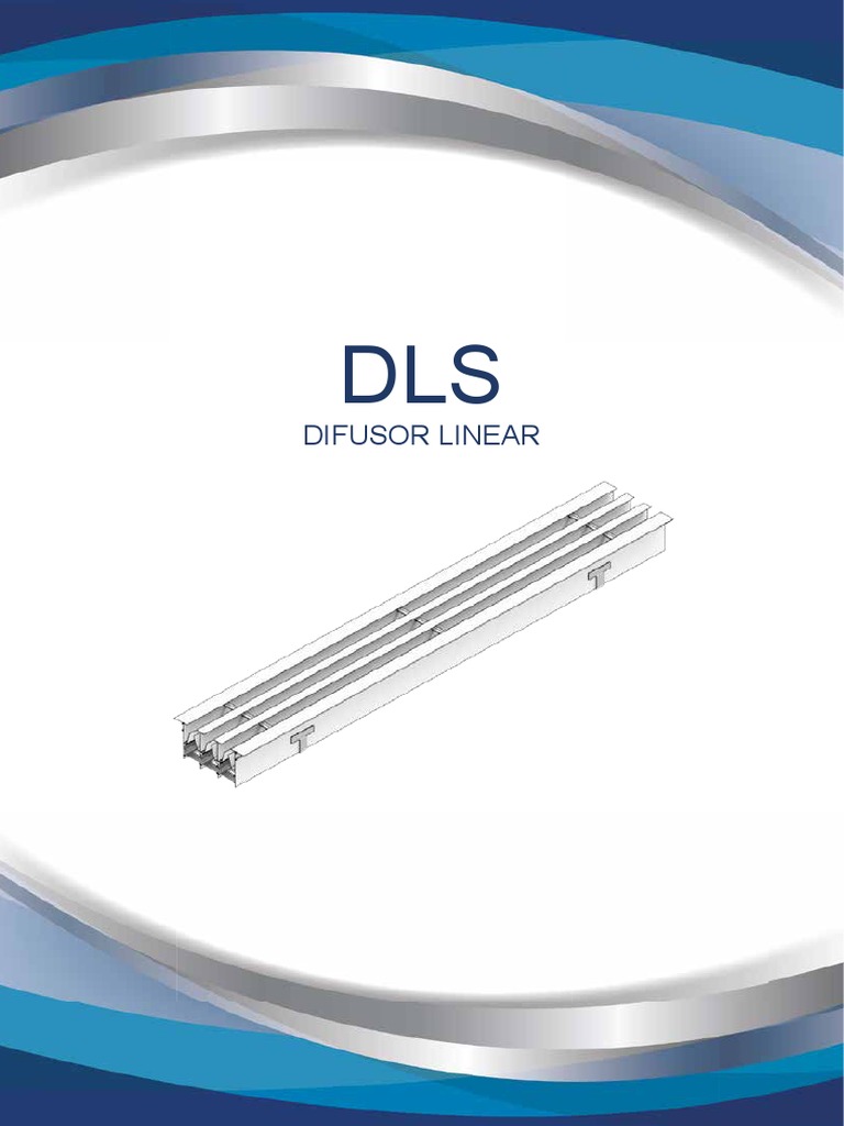 DLS - especificações e aplicação do difusor linear | PDF