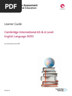 Learners Guide 9093 | PDF | Language Acquisition | English Language