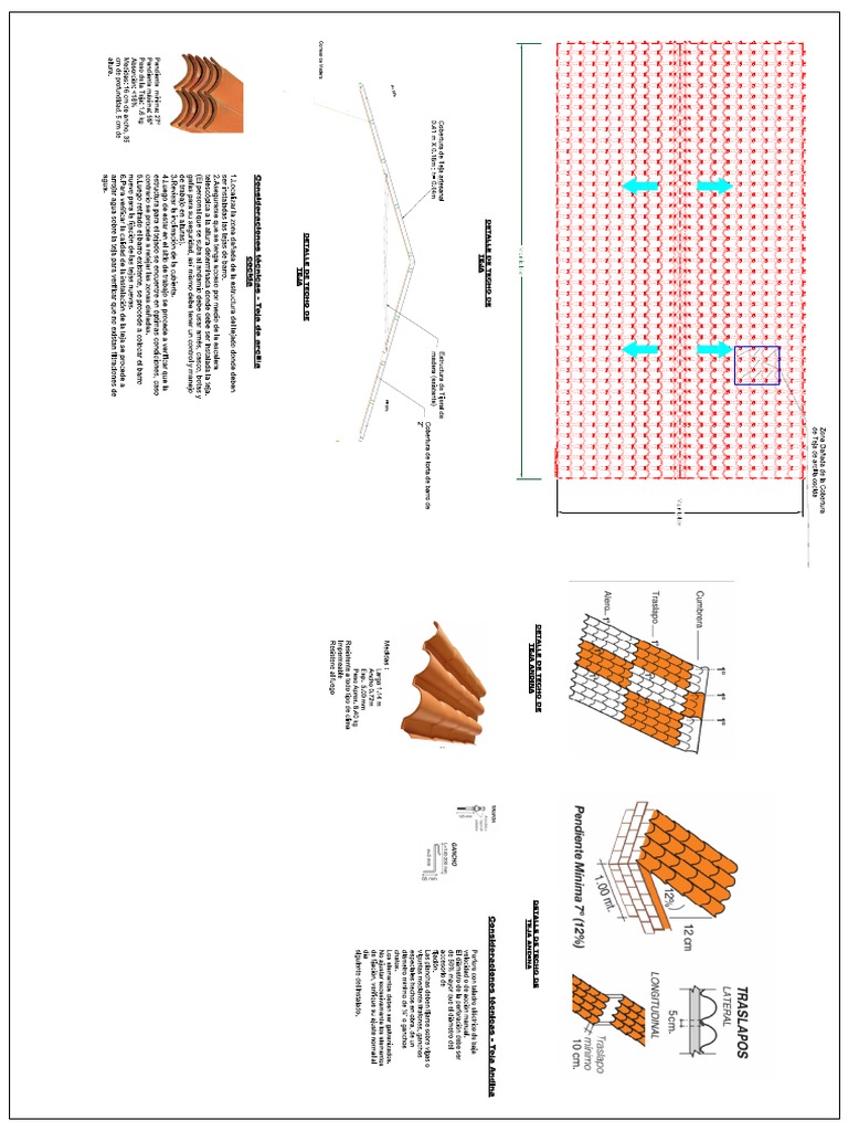 Plano Mantenimiento Techos Model | PDF