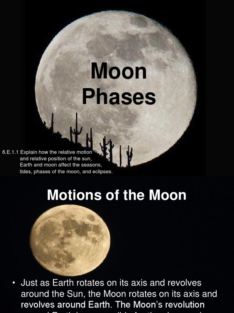 Moon Phases PowerPoint | PDF | Moon | Solar System