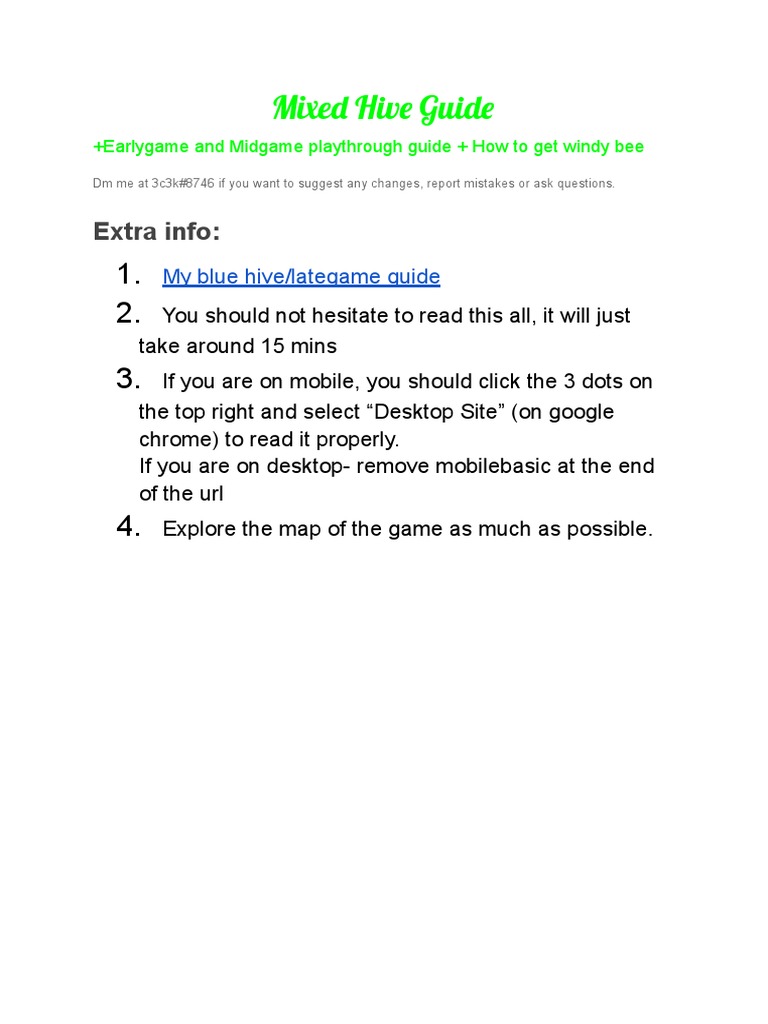 Mixed Hive Guide | PDF | Beehive | Bees