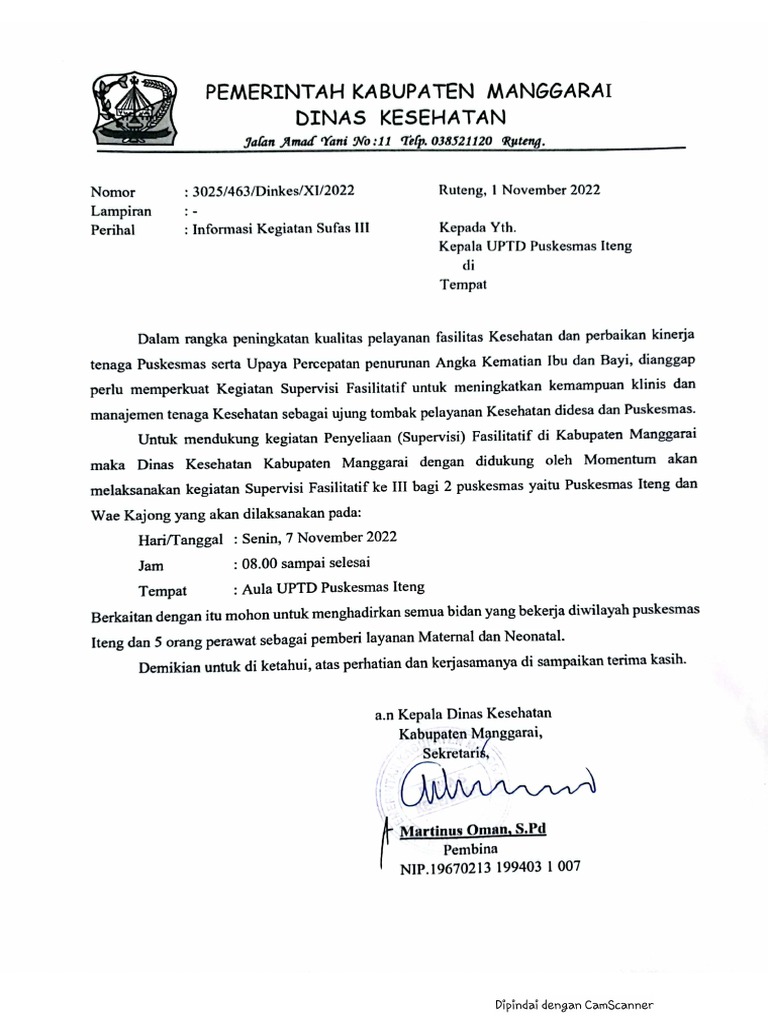 Info Keg Sufas Iteng | PDF