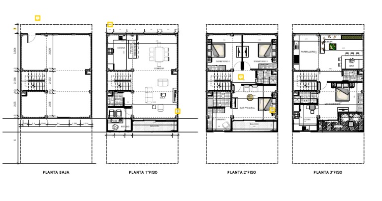 PLANOS ARQUITECTONICOS v2010 | PDF