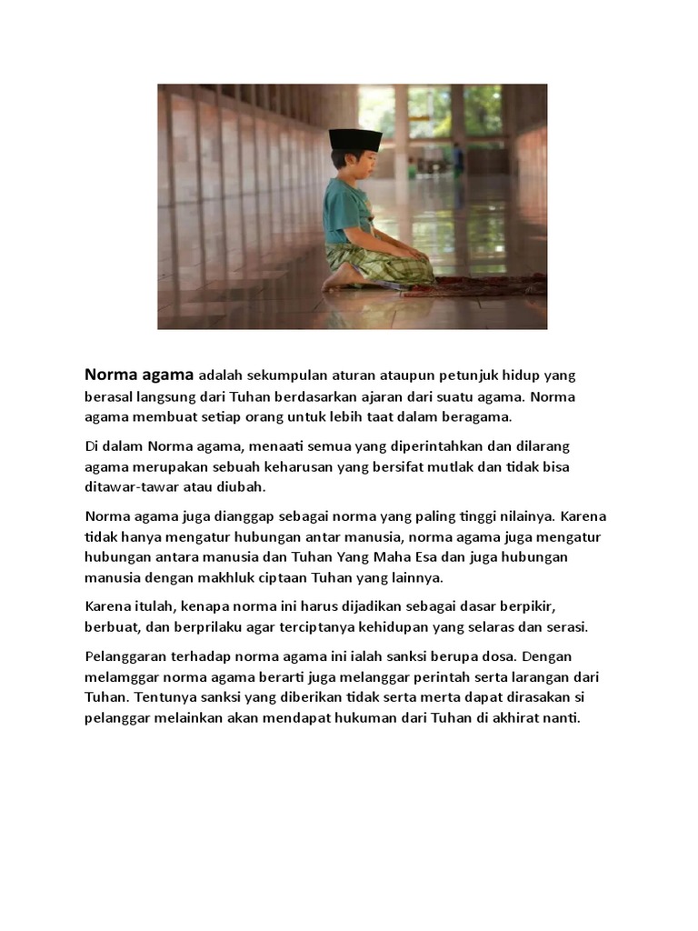 Norma Agama | PDF