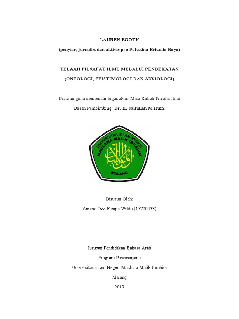 Transformasi Lauren Booth: Dari Jurnalis ke Muslim | PDF