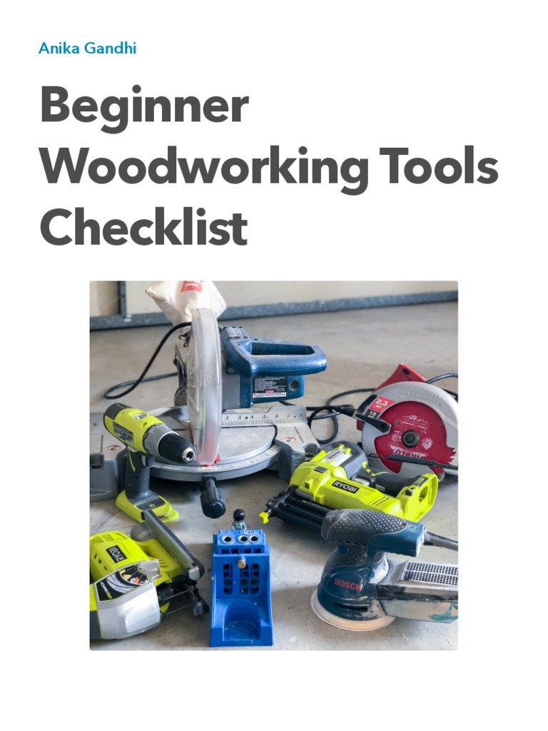 Woodworking Tools For Beginners | PDF | Woodworking | Tools