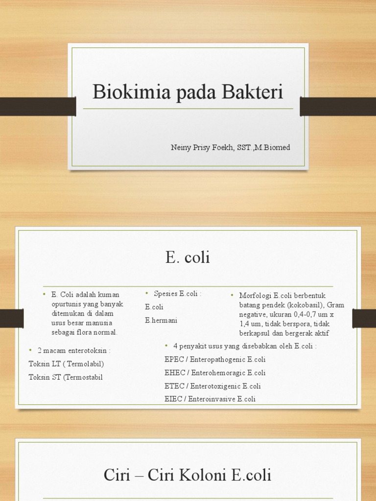 Biokimia Pada Bakteri-1 | PDF