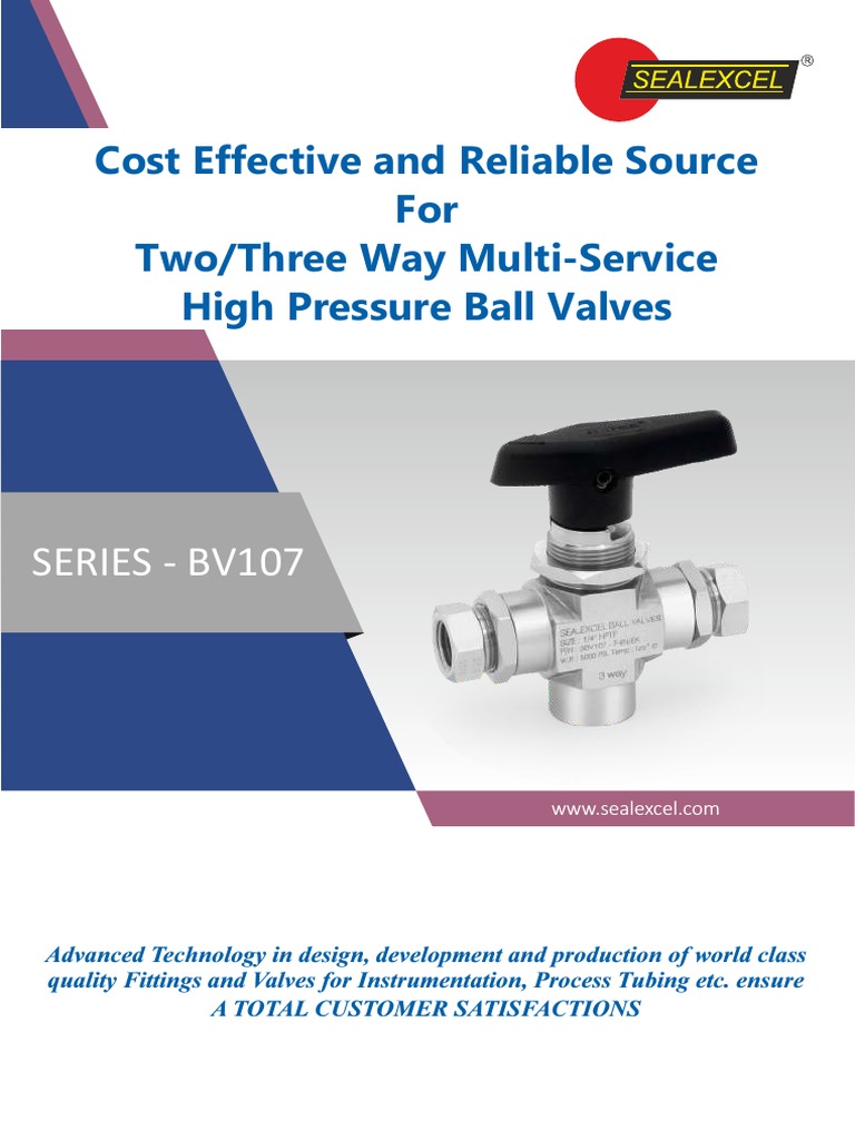 Two Three Way Ball Valves | PDF | Valve | Pipe (Fluid Conveyance)