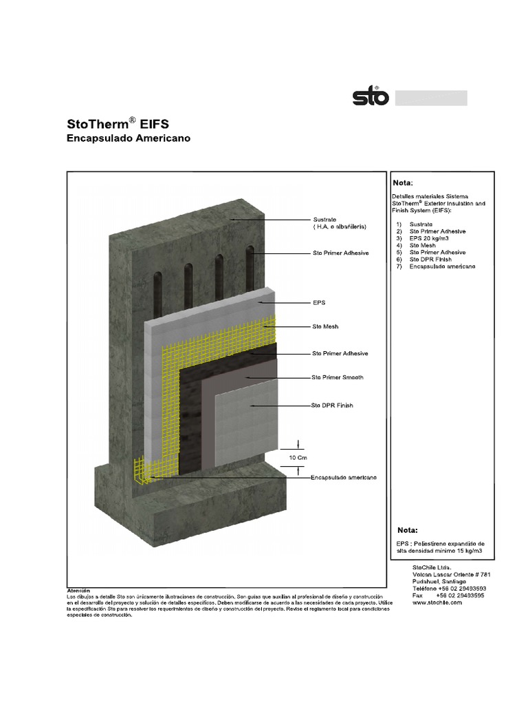 1.1 StoTherm® Encapsulado Americano | PDF