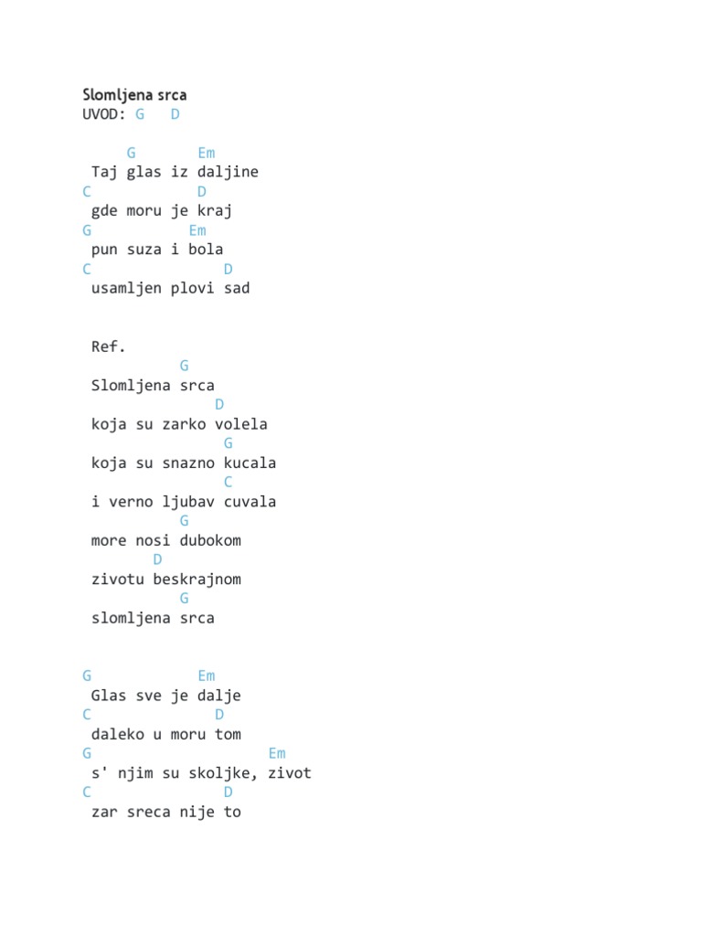 Slomljena Srca | PDF