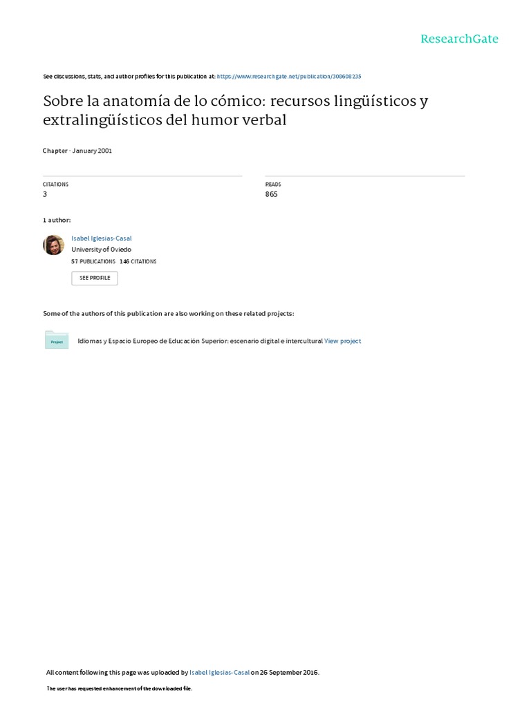 Sobre La Anatomía de Lo Cómico | PDF | Humor | La risa