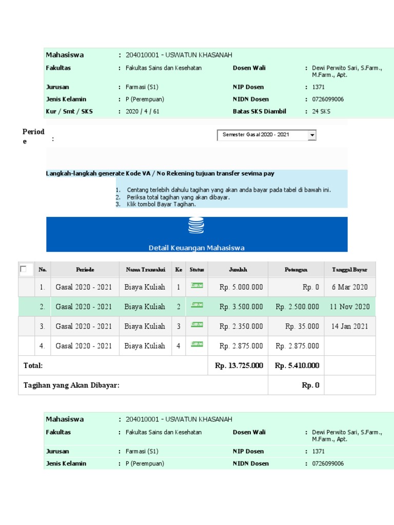 Pembayaran Mitra | PDF