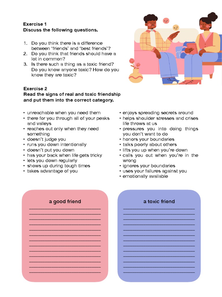 Toxic Friendship - S | PDF