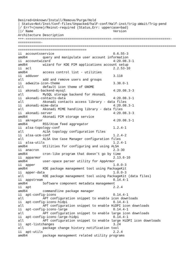 Default Package List | PDF | Typefaces | Arial Default Package List | PDF | Typefaces | Arial